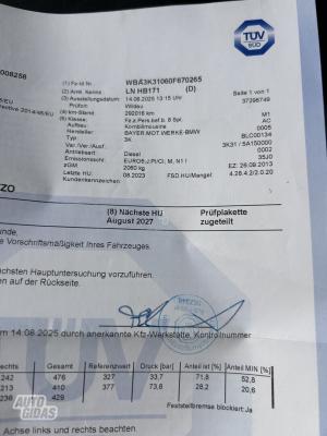 Черный БМВ 320 2013 в Биржай, объемом двигателя 2.00 л и пробегом 306 тыс. км за 5950 €, фото 15 на AUTOMOTO.COM.LV
