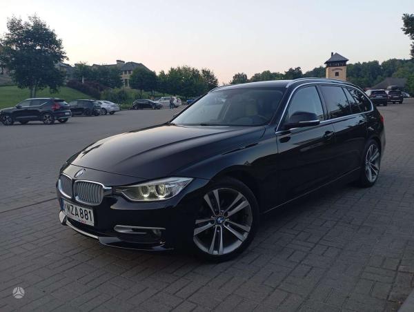 Black BMW 320 2013 in Vilnius, with an engine capacity of 2.00 L and mileage of 363 thousand km for 6650 €, photo 2 on AUTOMOTO.COM.LV