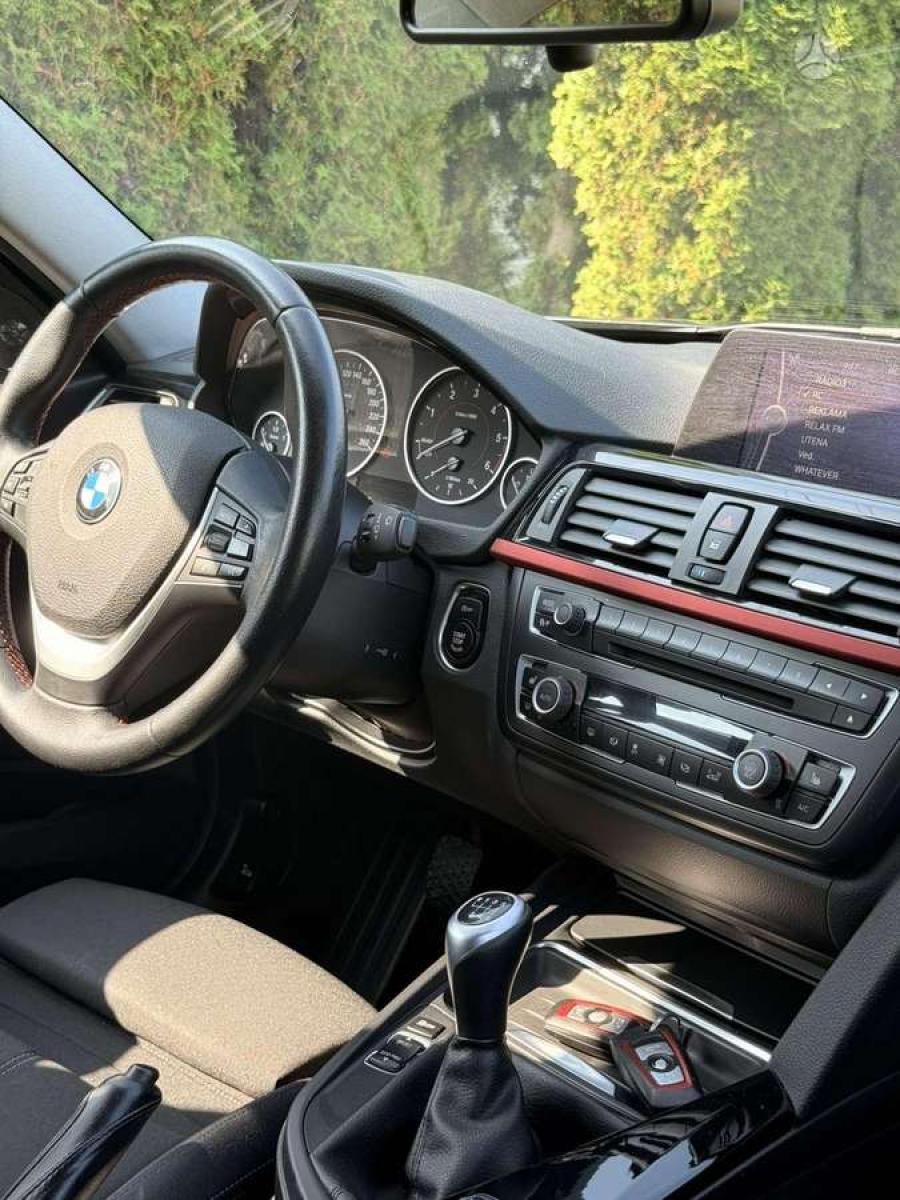 Black BMW 320 2013 in Utena, with an engine capacity of 2.00 L and mileage of 330 thousand km for 6600 €, photo 5 on AUTOMOTO.COM.LV