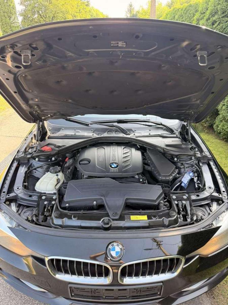 Black BMW 320 2013 in Utena, with an engine capacity of 2.00 L and mileage of 330 thousand km for 6600 €, photo 14 on AUTOMOTO.COM.LV