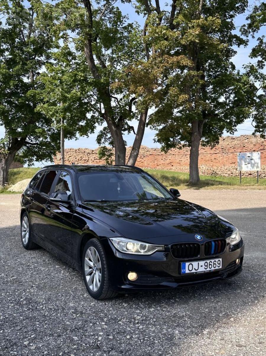 Black BMW 320 2013 in Ludza, with an engine capacity of 2.00 L and mileage of 299 thousand km for 6500 €, photo 1 on AUTOMOTO.COM.LV