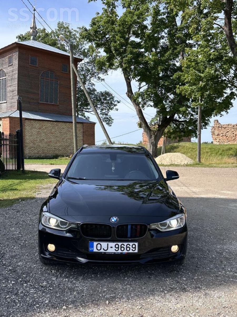 Black BMW 320 2013 in Ludza, with an engine capacity of 2.00 L and mileage of 299 thousand km for 6500 €, photo 3 on AUTOMOTO.COM.LV