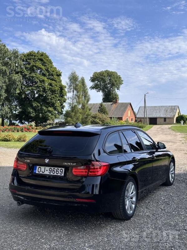 Black BMW 320 2013 in Ludza, with an engine capacity of 2.00 L and mileage of 299 thousand km for 6500 €, photo 7 on AUTOMOTO.COM.LV