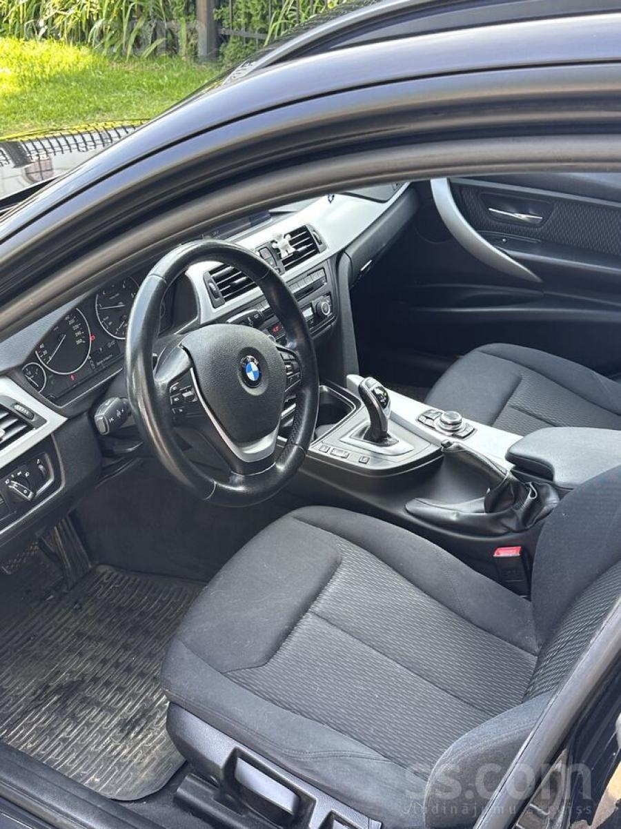 Black BMW 320 2013 in Ludza, with an engine capacity of 2.00 L and mileage of 299 thousand km for 6500 €, photo 12 on AUTOMOTO.COM.LV