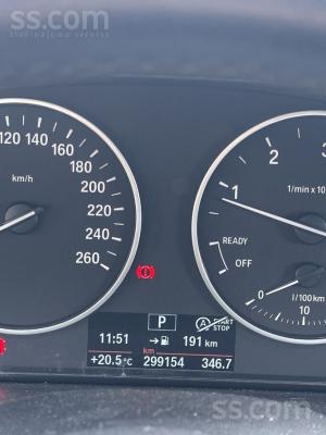 Black BMW 320 2013 in Ludza, with an engine capacity of 2.00 L and mileage of 299 thousand km for 6500 €, photo 13 on AUTOMOTO.COM.LV