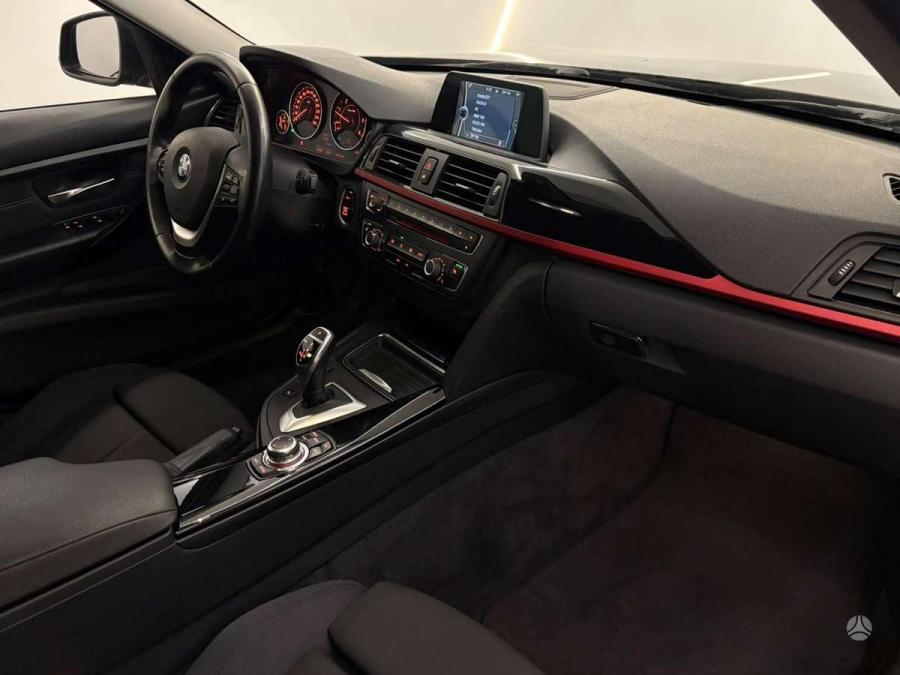 Black BMW 320 2013 in Marijampole, with an engine capacity of 2.00 L and mileage of 284 thousand km for 8450 €, photo 15 on AUTOMOTO.COM.LV