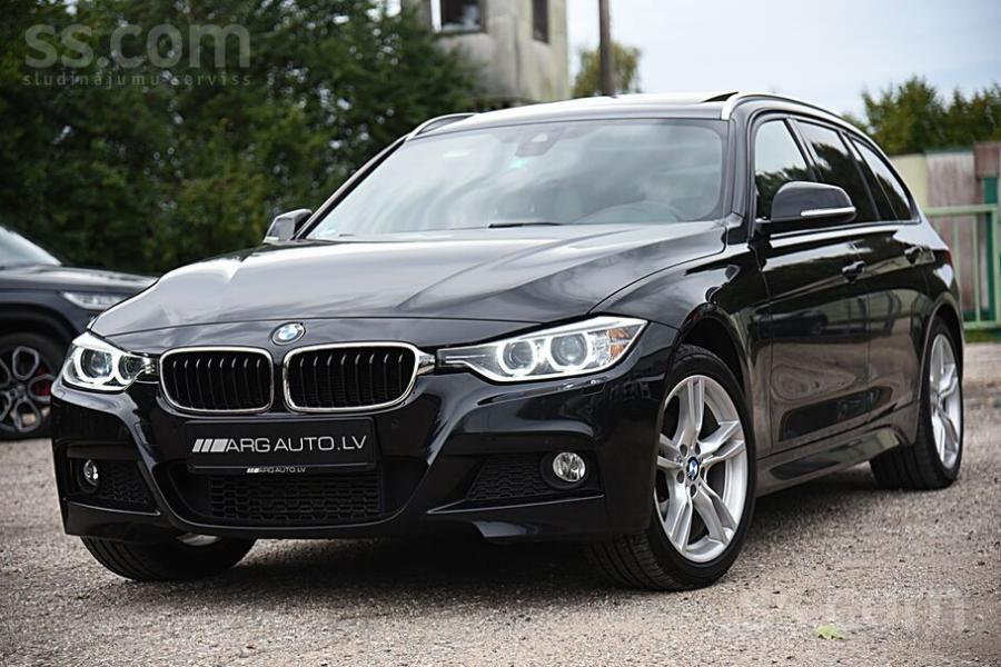 Black BMW 320 2013 in Tukums, with an engine capacity of 2.00 L and mileage of 212 thousand km for 9990 €, photo 4 on AUTOMOTO.COM.LV