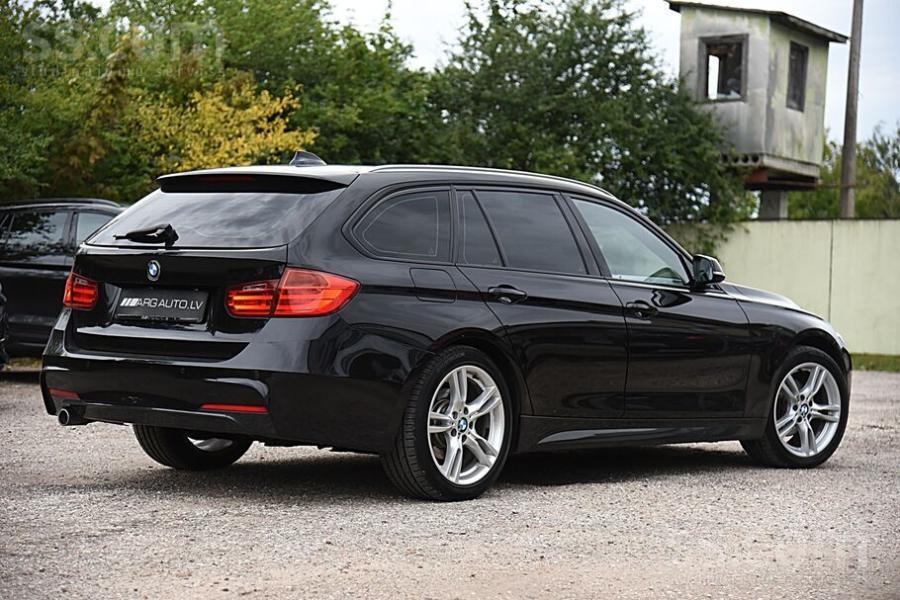 Black BMW 320 2013 in Tukums, with an engine capacity of 2.00 L and mileage of 212 thousand km for 9990 €, photo 5 on AUTOMOTO.COM.LV