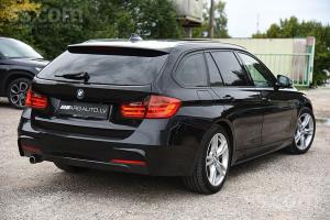 Black BMW 320 2013 in Tukums, with an engine capacity of 2.00 L and mileage of 212 thousand km for 9990 €, photo 6 on AUTOMOTO.COM.LV