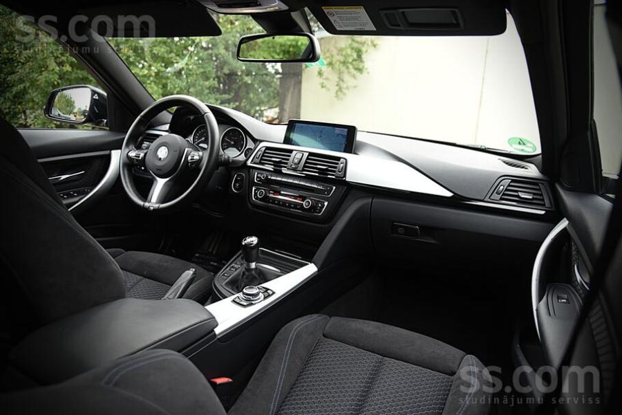 Black BMW 320 2013 in Tukums, with an engine capacity of 2.00 L and mileage of 212 thousand km for 9990 €, photo 8 on AUTOMOTO.COM.LV
