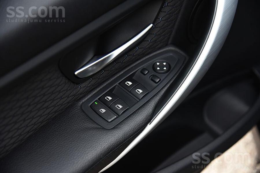 Black BMW 320 2013 in Tukums, with an engine capacity of 2.00 L and mileage of 212 thousand km for 9990 €, photo 10 on AUTOMOTO.COM.LV