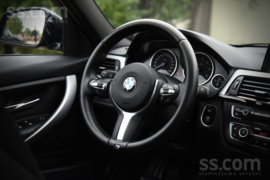 Black BMW 320 2013 in Tukums, with an engine capacity of 2.00 L and mileage of 212 thousand km for 9990 €, photo 11 on AUTOMOTO.COM.LV