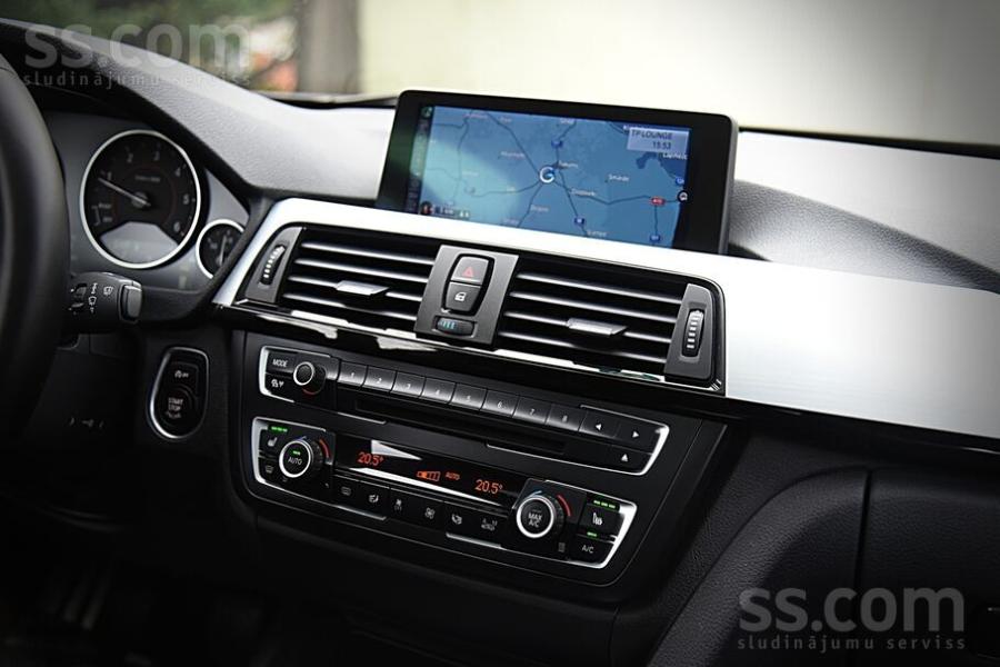 Black BMW 320 2013 in Tukums, with an engine capacity of 2.00 L and mileage of 212 thousand km for 9990 €, photo 12 on AUTOMOTO.COM.LV