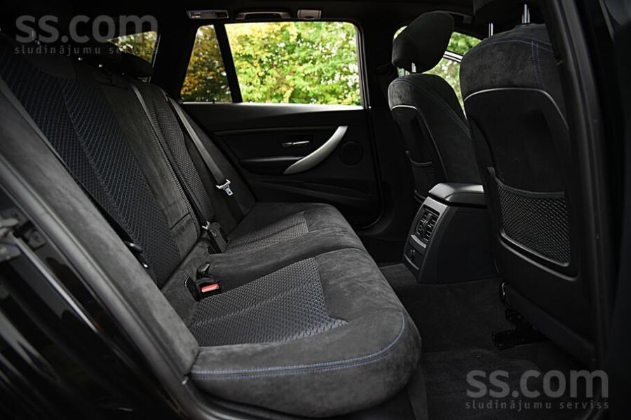 Black BMW 320 2013 in Tukums, with an engine capacity of 2.00 L and mileage of 212 thousand km for 9990 €, photo 15 on AUTOMOTO.COM.LV