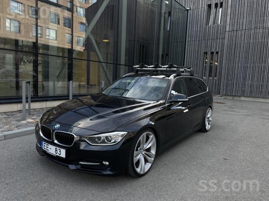 Black BMW 320 2013 in Riga, with an engine capacity of 2.00 L and mileage of 351 thousand km for 9500 €, photo 1 on AUTOMOTO.COM.LV