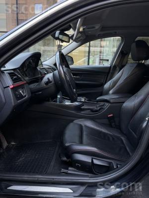Black BMW 320 2013 in Riga, with an engine capacity of 2.00 L and mileage of 351 thousand km for 9500 €, photo 6 on AUTOMOTO.COM.LV