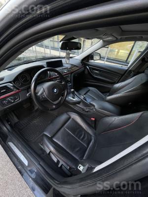 Black BMW 320 2013 in Riga, with an engine capacity of 2.00 L and mileage of 351 thousand km for 9500 €, photo 23 on AUTOMOTO.COM.LV