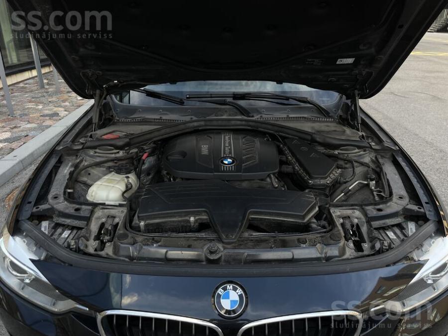 Black BMW 320 2013 in Riga, with an engine capacity of 2.00 L and mileage of 351 thousand km for 9500 €, photo 24 on AUTOMOTO.COM.LV