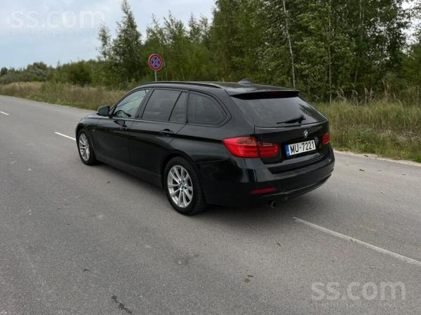 Black BMW 320 2013 in Dobele, with an engine capacity of 2.00 L and mileage of 400 thousand km for 8490 €, photo 5 on AUTOMOTO.COM.LV