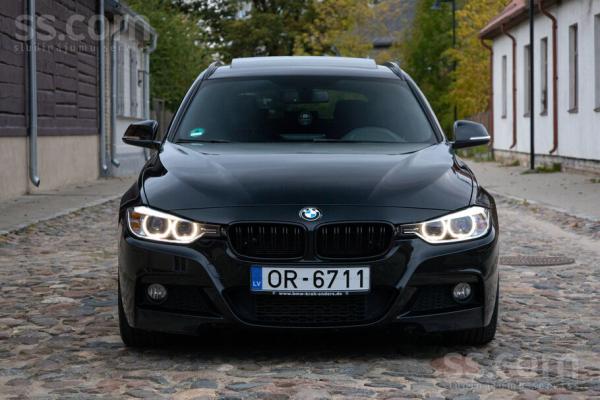 Black BMW 320 2013 in Jelgava, with an engine capacity of 2.00 L and mileage of 279 thousand km for 10950 €, photo 1 on AUTOMOTO.COM.LV