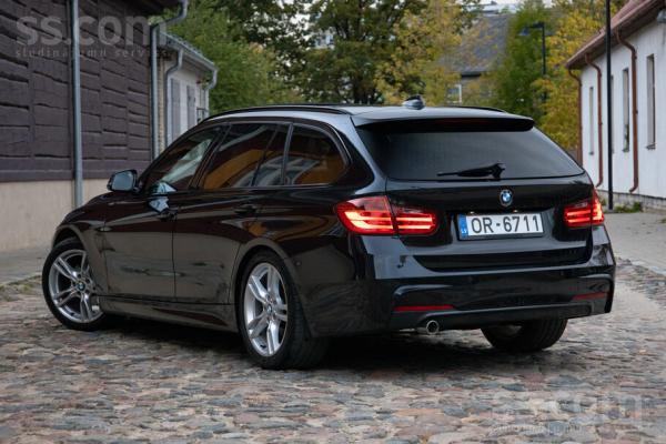 Black BMW 320 2013 in Jelgava, with an engine capacity of 2.00 L and mileage of 279 thousand km for 10950 €, photo 6 on AUTOMOTO.COM.LV