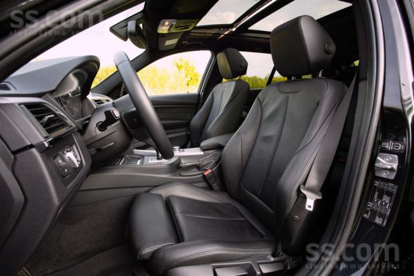 Black BMW 320 2013 in Jelgava, with an engine capacity of 2.00 L and mileage of 279 thousand km for 10950 €, photo 10 on AUTOMOTO.COM.LV