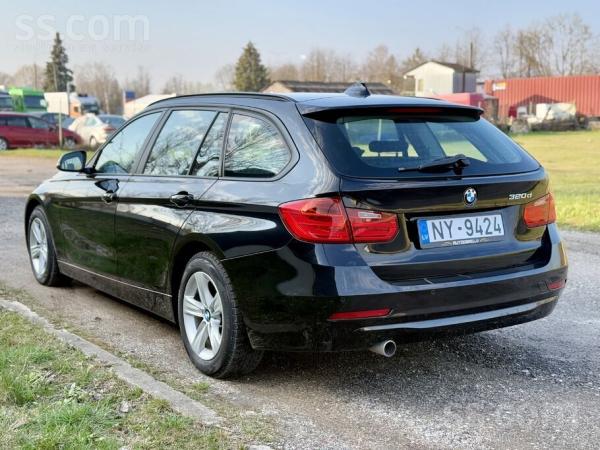 Black BMW 320 2014 in Ogre, with an engine capacity of 2.00 L and mileage of 221 thousand km for 9090 €, photo 4 on AUTOMOTO.COM.LV