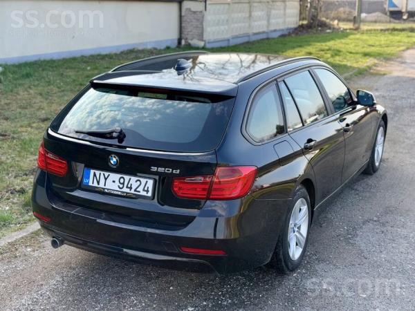 Black BMW 320 2014 in Ogre, with an engine capacity of 2.00 L and mileage of 221 thousand km for 9090 €, photo 7 on AUTOMOTO.COM.LV