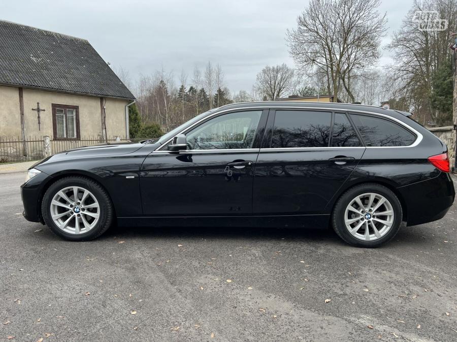 Black BMW 320 2014 in Siauliai, with an engine capacity of 2.00 L and mileage of 273 thousand km for 10450 €, photo 6 on AUTOMOTO.COM.LV