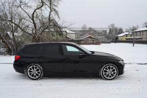 Black BMW 320 2014 in Riga, with an engine capacity of 2.00 L and mileage of 287 thousand km for 7950 €, photo 2 on AUTOMOTO.COM.LV