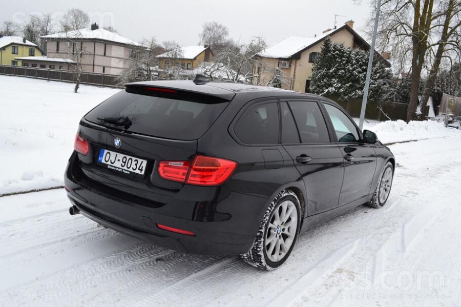 Black BMW 320 2014 in Riga, with an engine capacity of 2.00 L and mileage of 287 thousand km for 7950 €, photo 3 on AUTOMOTO.COM.LV