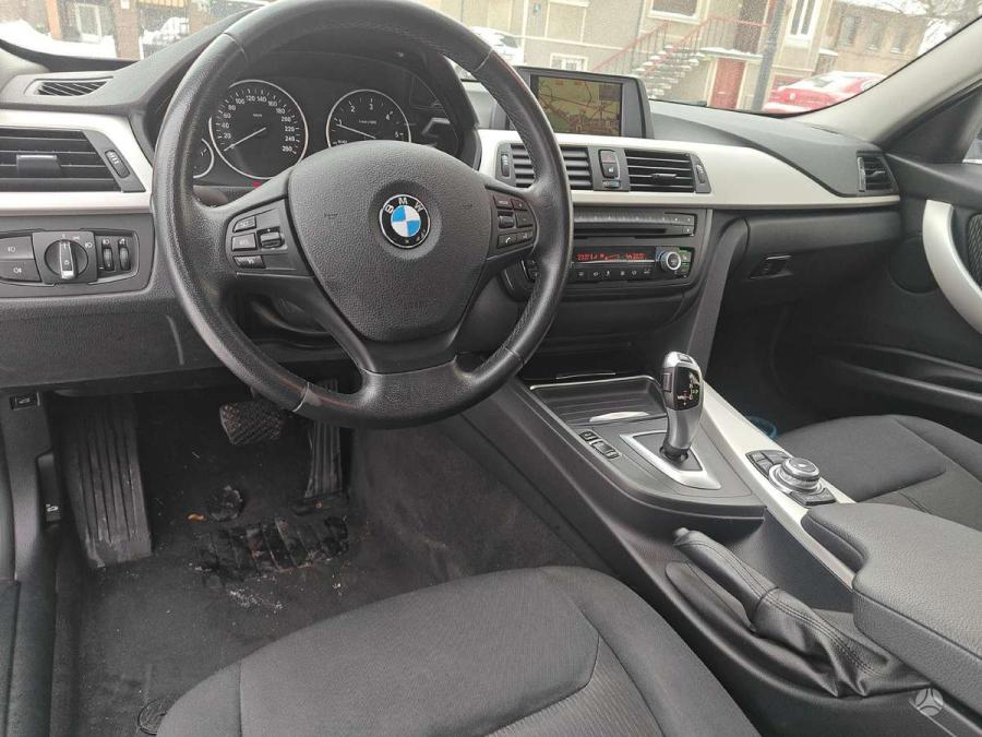 Black BMW 320 2014 in Klaipeda, with an engine capacity of 2.00 L and mileage of 265 thousand km for 6350 €, photo 17 on AUTOMOTO.COM.LV