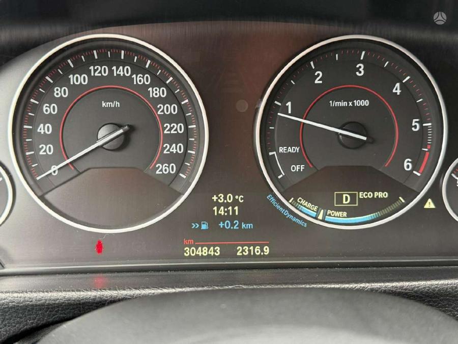 Melns BMW 320 2014 Viļņa, ar dzinēja tilpumu 2.00 L un nobraukumu 303 tūkst. km par 8750 €, foto 16 vietnē AUTOMOTO.COM.LV