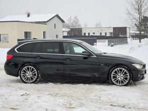 Black BMW 320 2014 in Vilnius, with an engine capacity of 2.00 L and mileage of 303 thousand km for 8750 €, photo 6 on AUTOMOTO.COM.LV