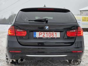 Black BMW 320 2014 in Vilnius, with an engine capacity of 2.00 L and mileage of 303 thousand km for 8750 €, photo 9 on AUTOMOTO.COM.LV