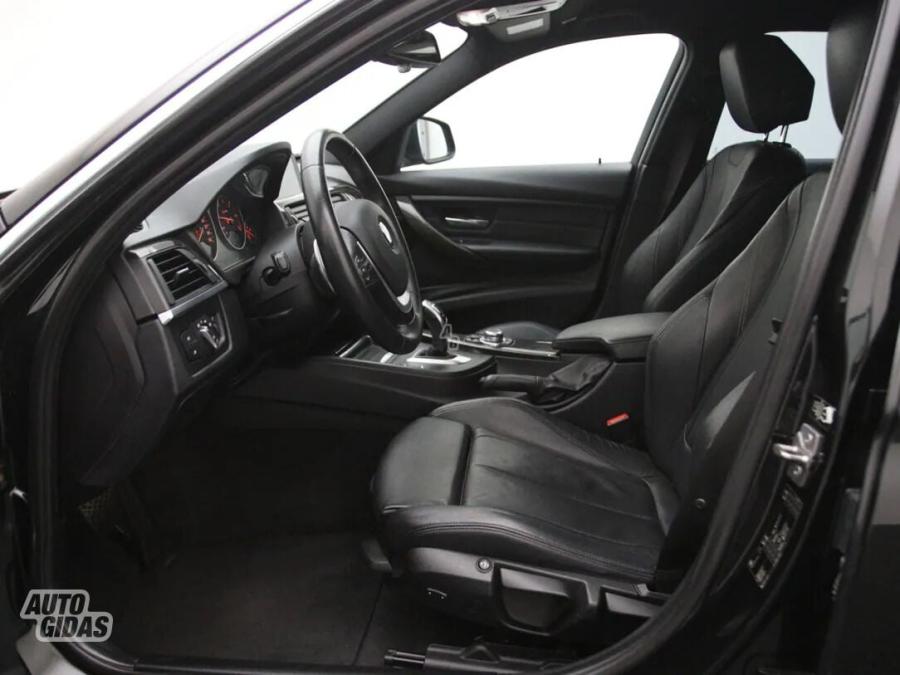 Black BMW 320 2014 in Vilnius, with an engine capacity of 2.00 L and mileage of 229 thousand km for 10899 €, photo 5 on AUTOMOTO.COM.LV
