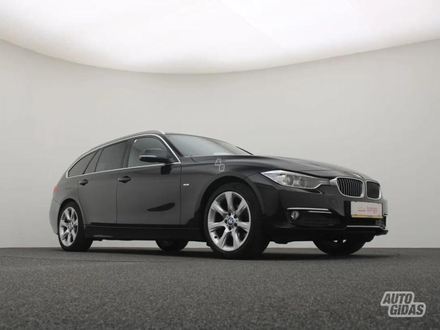 Black BMW 320 2014 in Vilnius, with an engine capacity of 2.00 L and mileage of 229 thousand km for 10899 €, photo 12 on AUTOMOTO.COM.LV