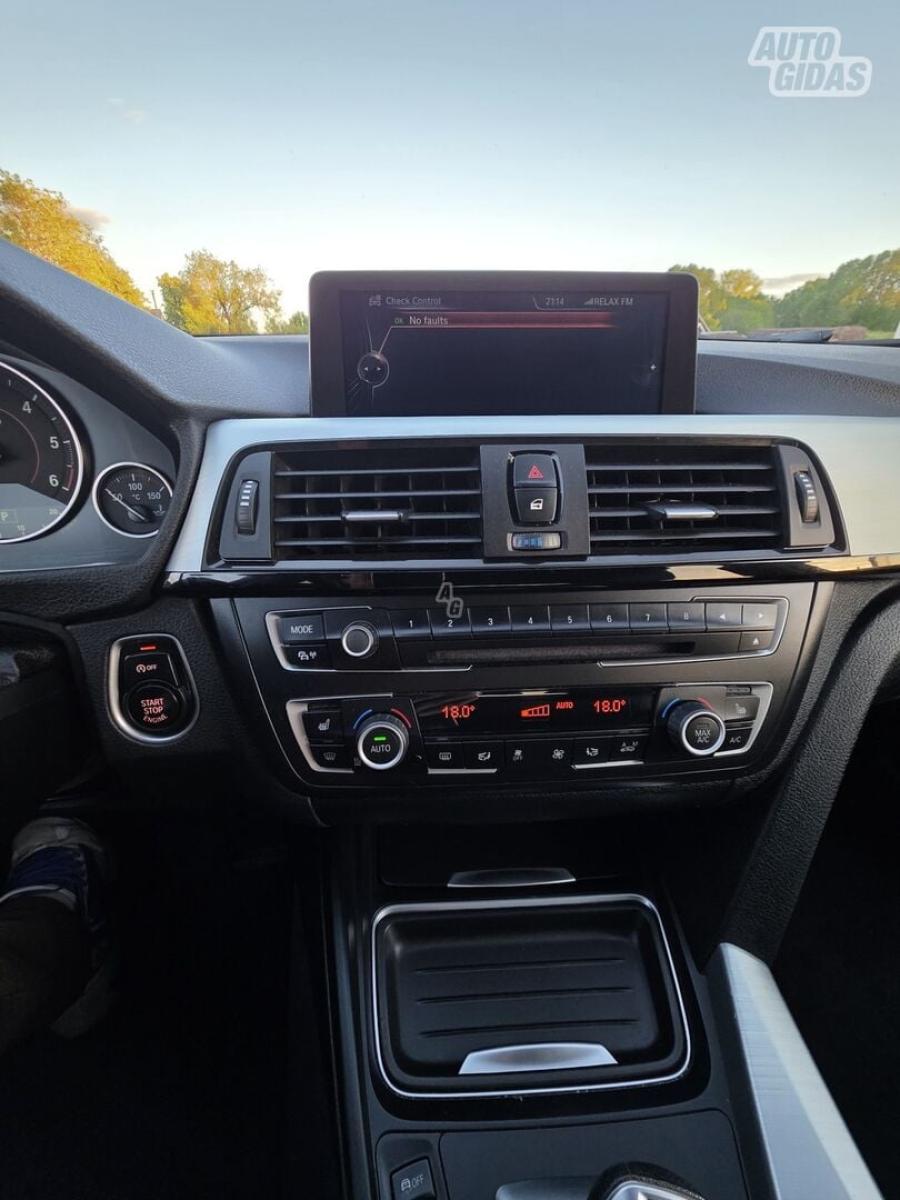 Black BMW 320 2014 in Vievis, with an engine capacity of 2.00 L and mileage of 364 thousand km for 8150 €, photo 9 on AUTOMOTO.COM.LV