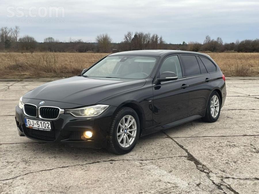 Black BMW 320 2014 in Riga, with an engine capacity of 2.00 L and mileage of 0 thousand km for 8599 €, photo 1 on AUTOMOTO.COM.LV
