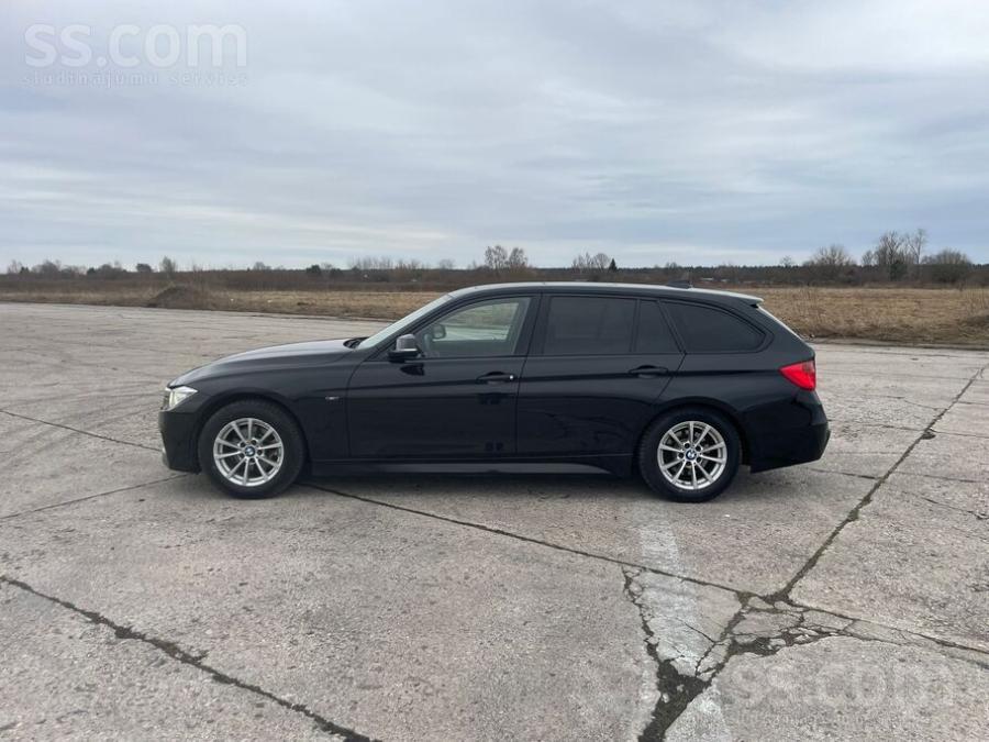 Black BMW 320 2014 in Riga, with an engine capacity of 2.00 L and mileage of 0 thousand km for 8599 €, photo 3 on AUTOMOTO.COM.LV