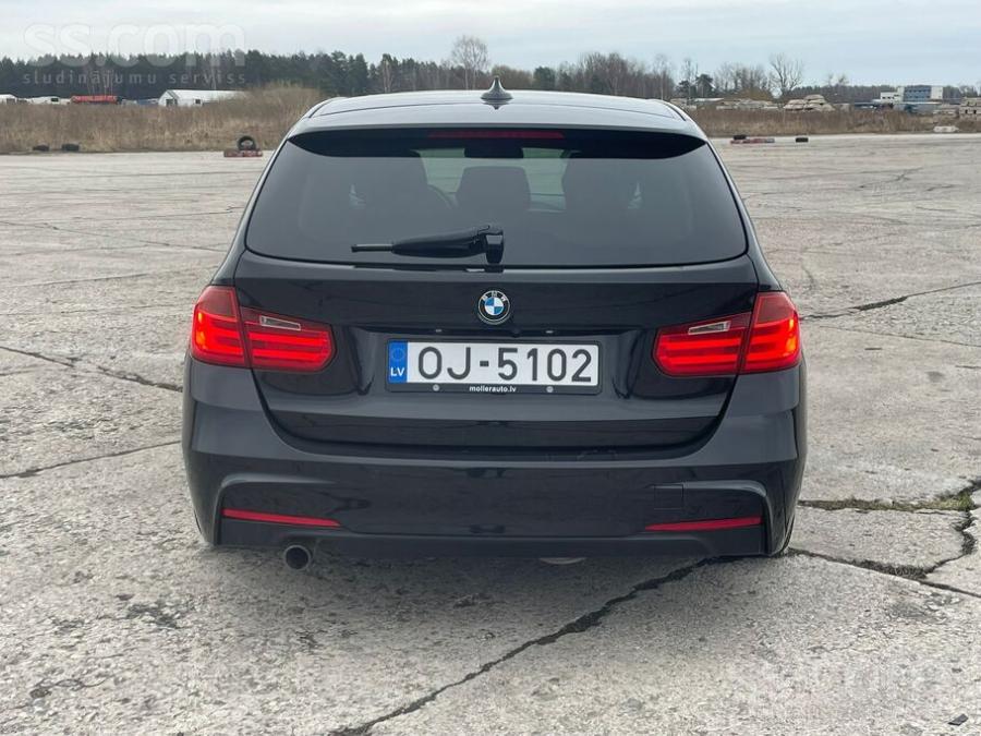 Black BMW 320 2014 in Riga, with an engine capacity of 2.00 L and mileage of 0 thousand km for 8599 €, photo 5 on AUTOMOTO.COM.LV