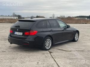 Black BMW 320 2014 in Riga, with an engine capacity of 2.00 L and mileage of 0 thousand km for 8599 €, photo 6 on AUTOMOTO.COM.LV