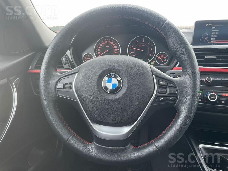 Black BMW 320 2014 in Riga, with an engine capacity of 2.00 L and mileage of 0 thousand km for 8599 €, photo 13 on AUTOMOTO.COM.LV
