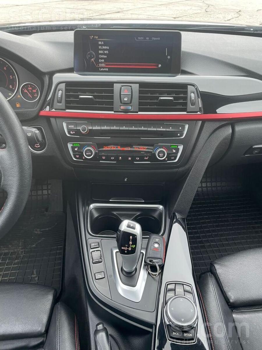 Black BMW 320 2014 in Riga, with an engine capacity of 2.00 L and mileage of 0 thousand km for 8599 €, photo 20 on AUTOMOTO.COM.LV