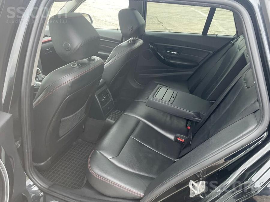 Black BMW 320 2014 in Riga, with an engine capacity of 2.00 L and mileage of 0 thousand km for 8599 €, photo 28 on AUTOMOTO.COM.LV