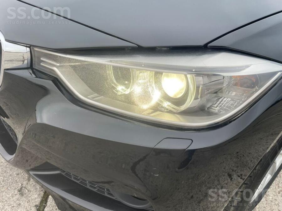 Black BMW 320 2014 in Riga, with an engine capacity of 2.00 L and mileage of 0 thousand km for 8599 €, photo 35 on AUTOMOTO.COM.LV