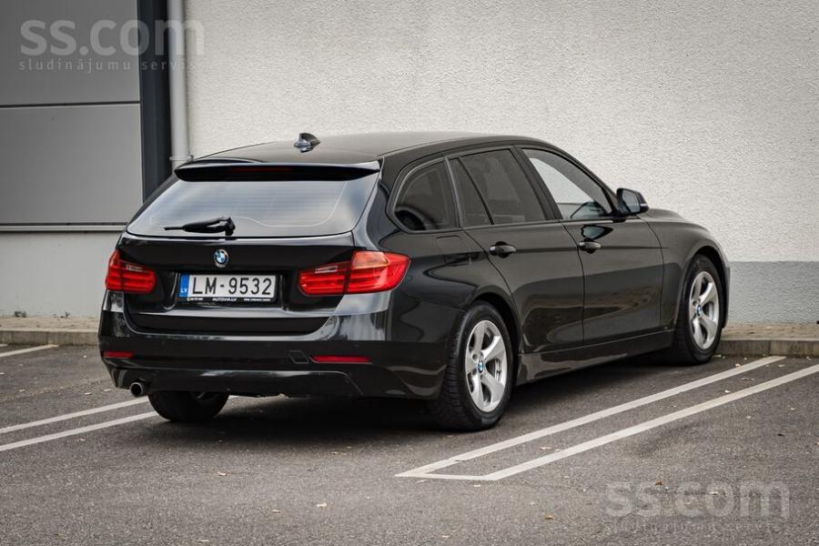 Black BMW 320 2014 in Riga, with an engine capacity of 2.00 L and mileage of 274 thousand km for 8250 €, photo 5 on AUTOMOTO.COM.LV