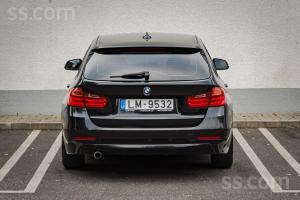 Black BMW 320 2014 in Riga, with an engine capacity of 2.00 L and mileage of 274 thousand km for 8250 €, photo 6 on AUTOMOTO.COM.LV