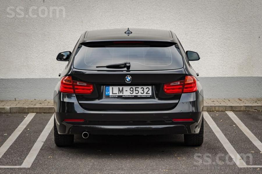 Black BMW 320 2014 in Riga, with an engine capacity of 2.00 L and mileage of 274 thousand km for 8250 €, photo 6 on AUTOMOTO.COM.LV