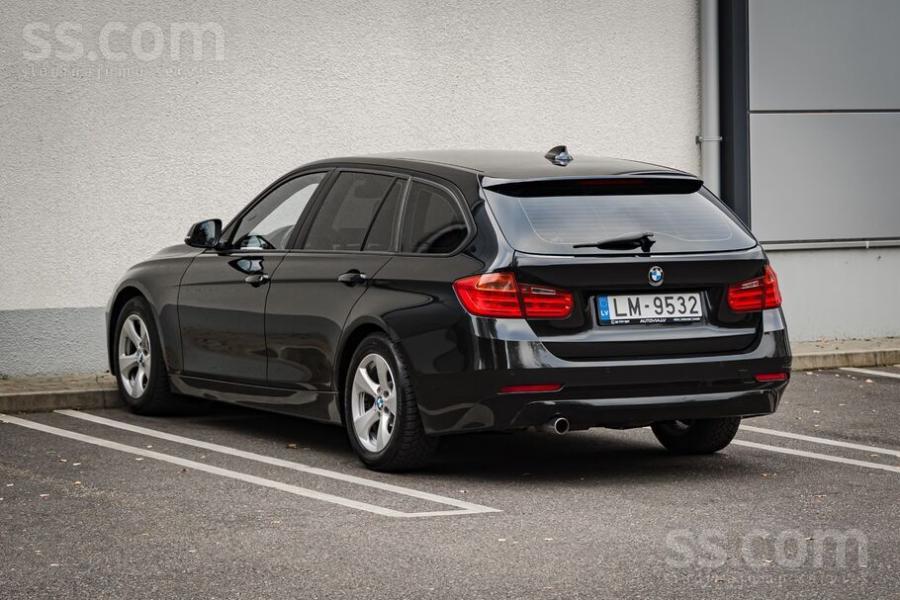 Black BMW 320 2014 in Riga, with an engine capacity of 2.00 L and mileage of 274 thousand km for 8250 €, photo 7 on AUTOMOTO.COM.LV